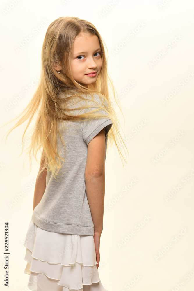 fashion model. happy fashion model isolated on white. fashion model ...