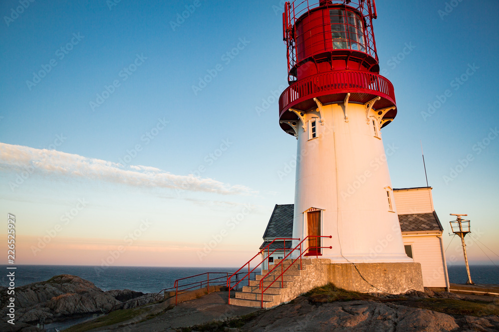 Old Lighthouse Lindesnes fyr is a coastal lighthouse located on the ...