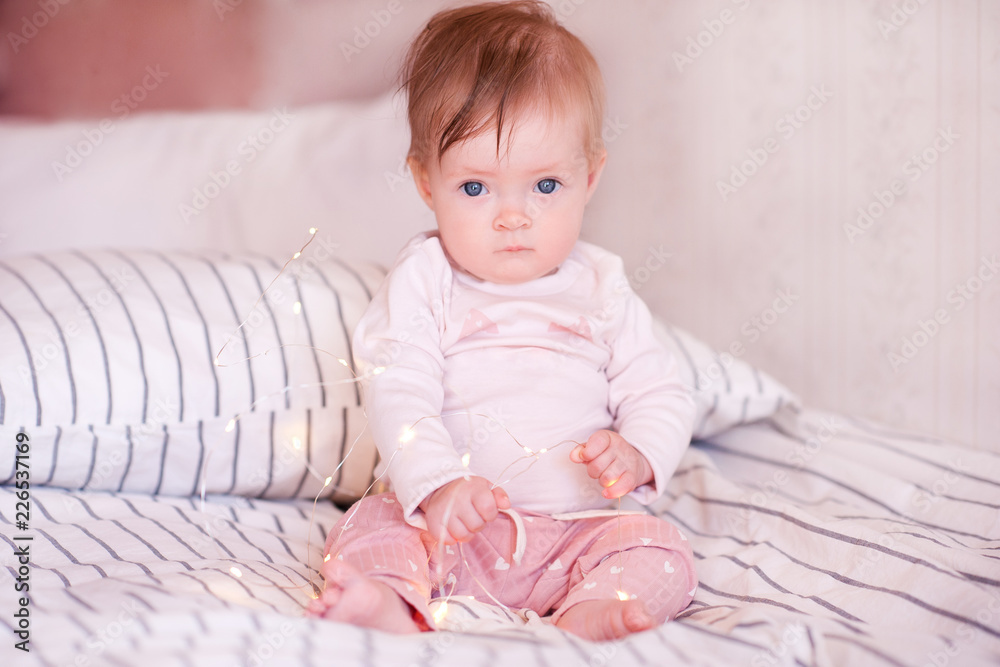 A Cute Baby Waking Up