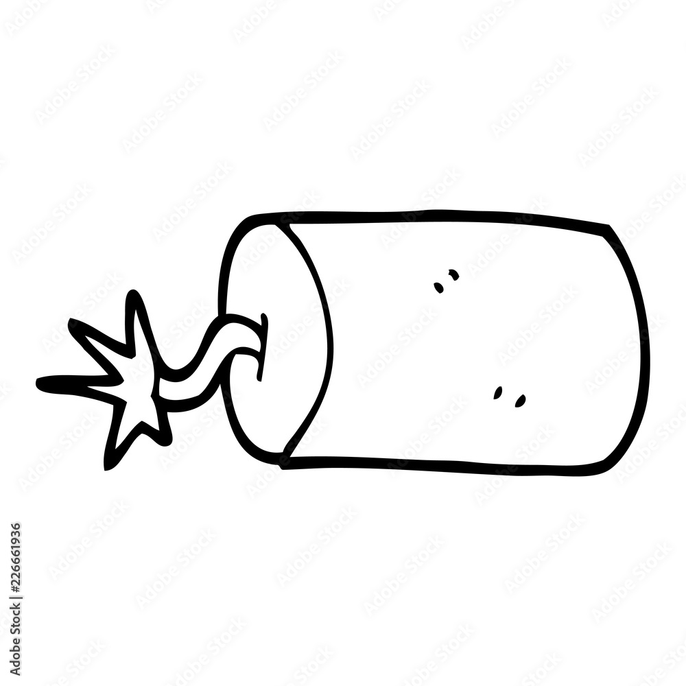 Dynamite Stick Drawing
