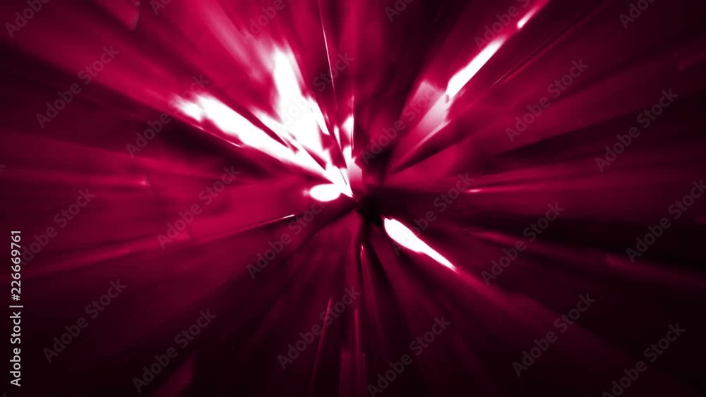 Vidéo Stock 4k Red energy effect background with power source tech ...