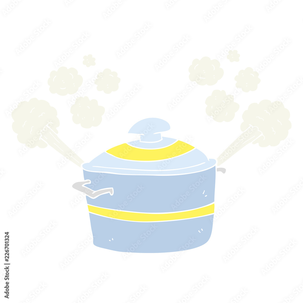Steaming Pot Drawing