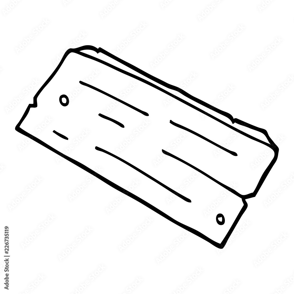 Wood Plank Drawing