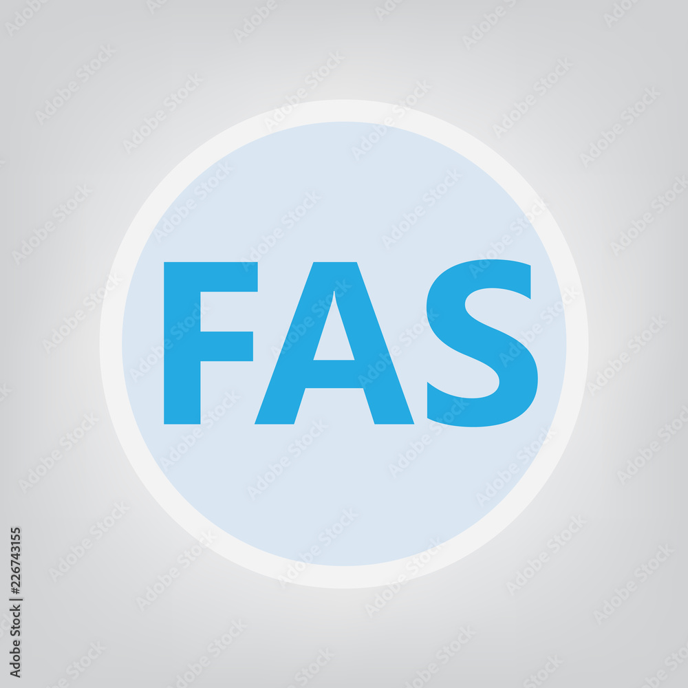 FAS (fetal alcohol syndrome) acronym- vector illustration Stock Vector ...