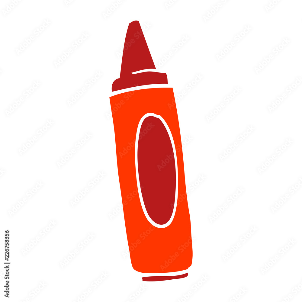 cartoon doodle coloring crayon Stock Vector | Adobe Stock