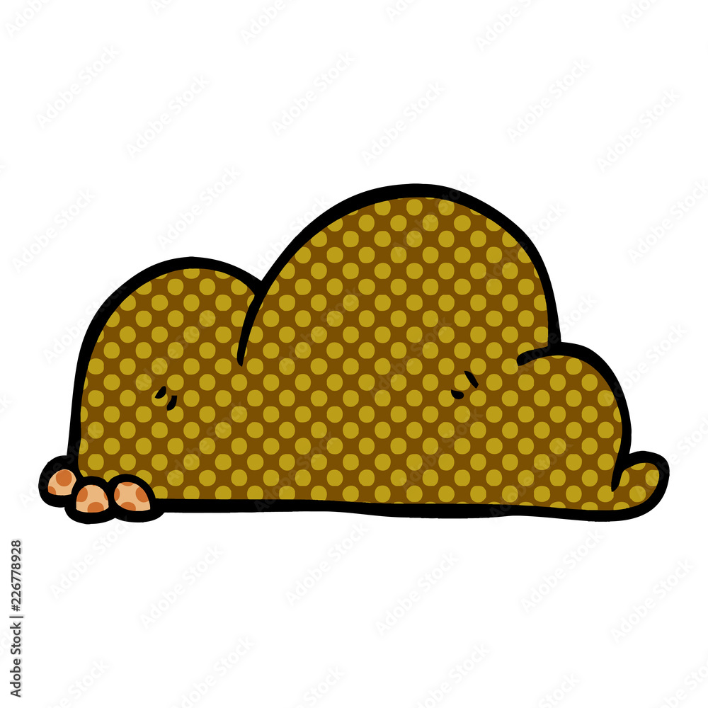 cartoon doodle pile of dirt Stock Vector | Adobe Stock