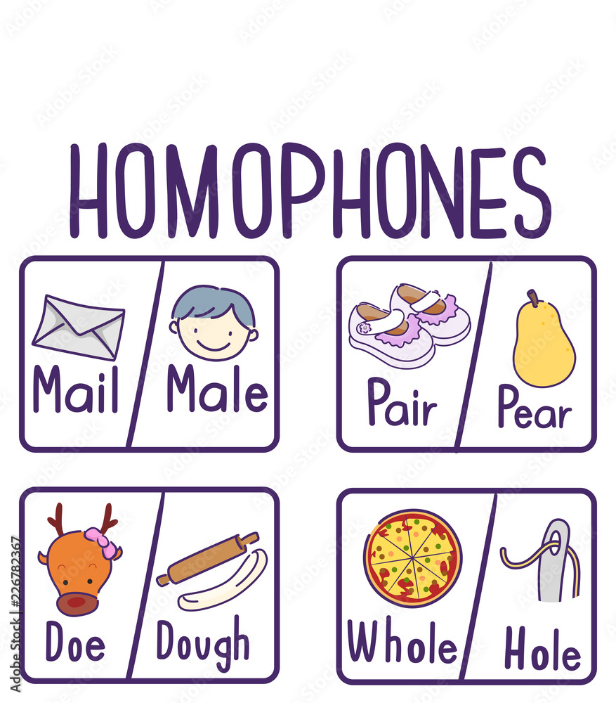 Homophone Clipart