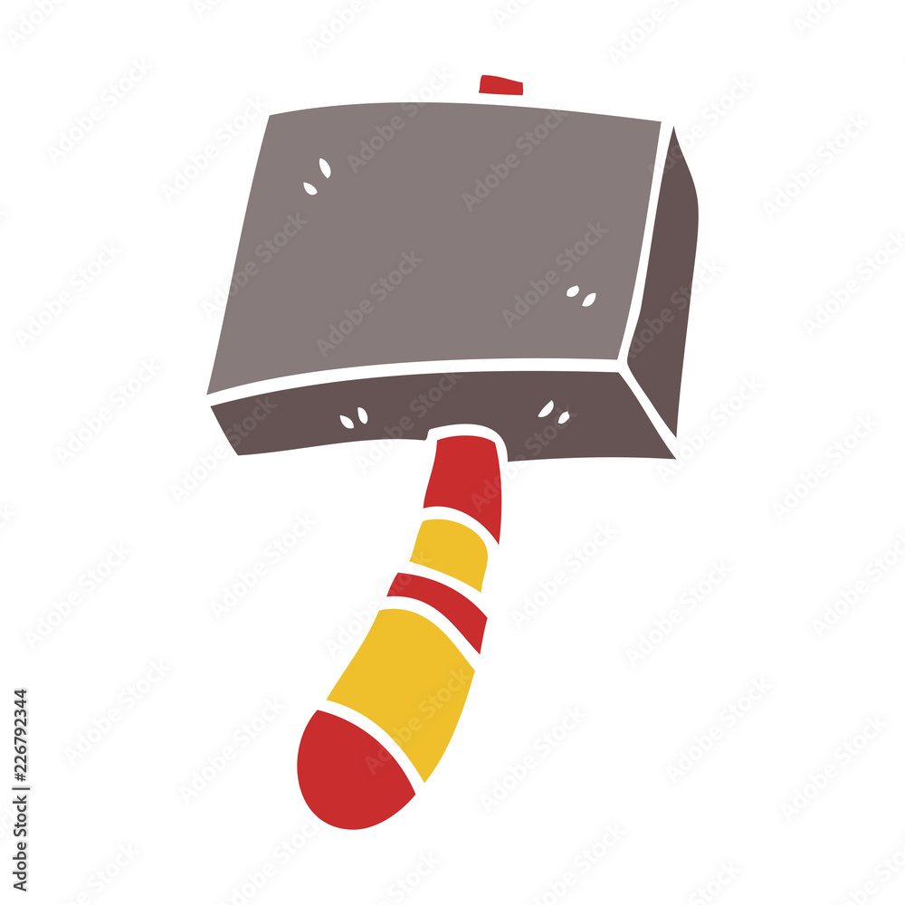 cartoon doodle hammer Stock Vector | Adobe Stock