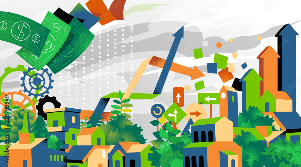 Daily Symbols of our Society Stock Vector | Adobe Stock