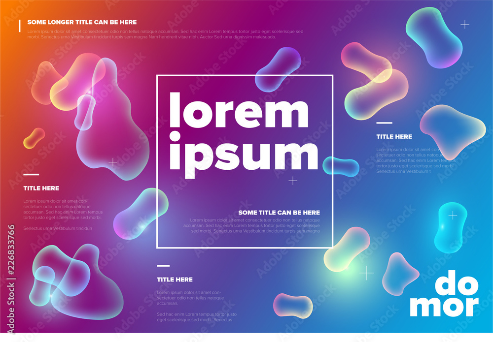 Abstract Biology Infographic Layout Stock Template | Adobe Stock