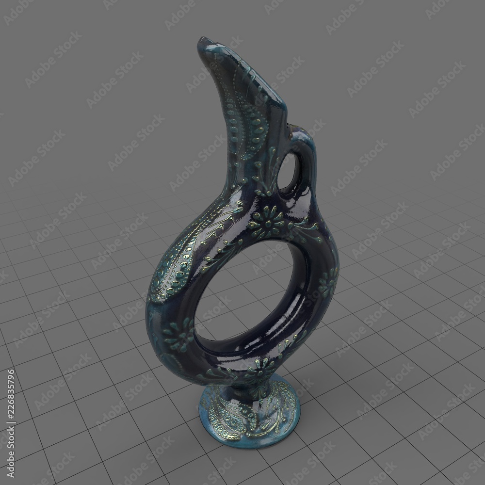 Decorative pitcher Stock 3D asset | Adobe Stock