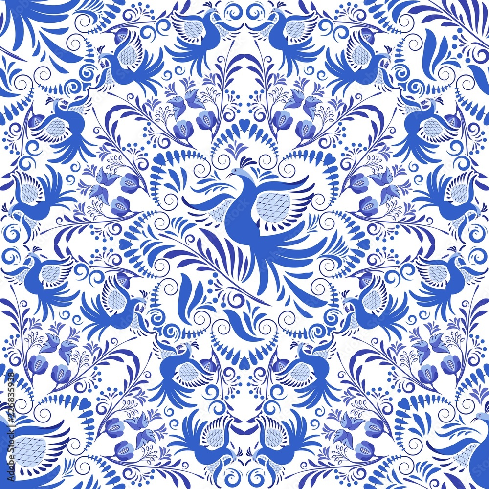 Blue And White Designs Patterns
