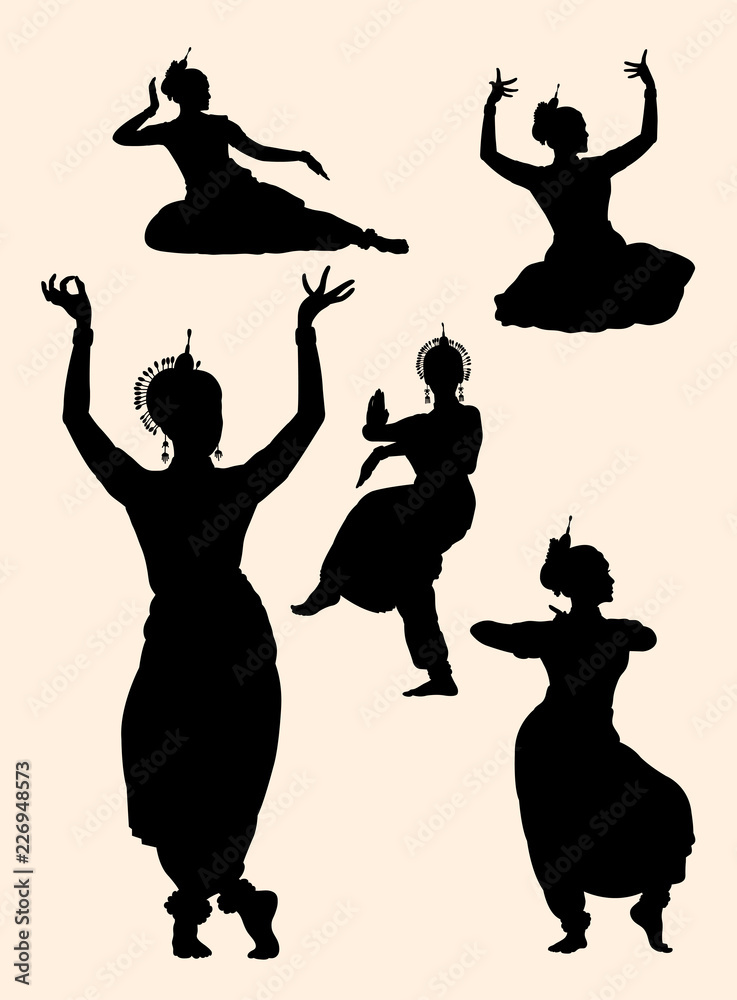 Native American Dancer Silhouette