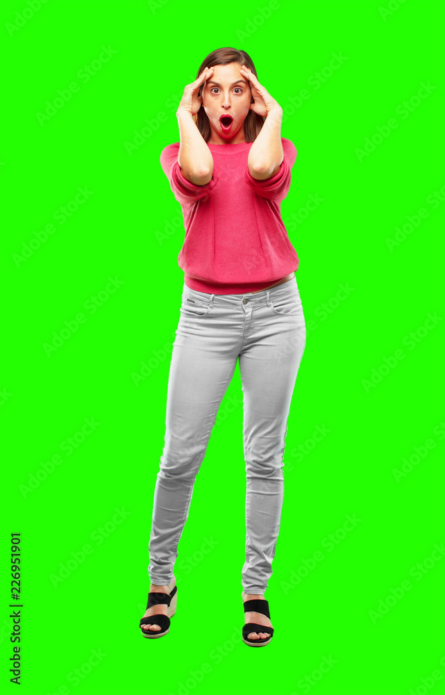 Shocked Person Full Body