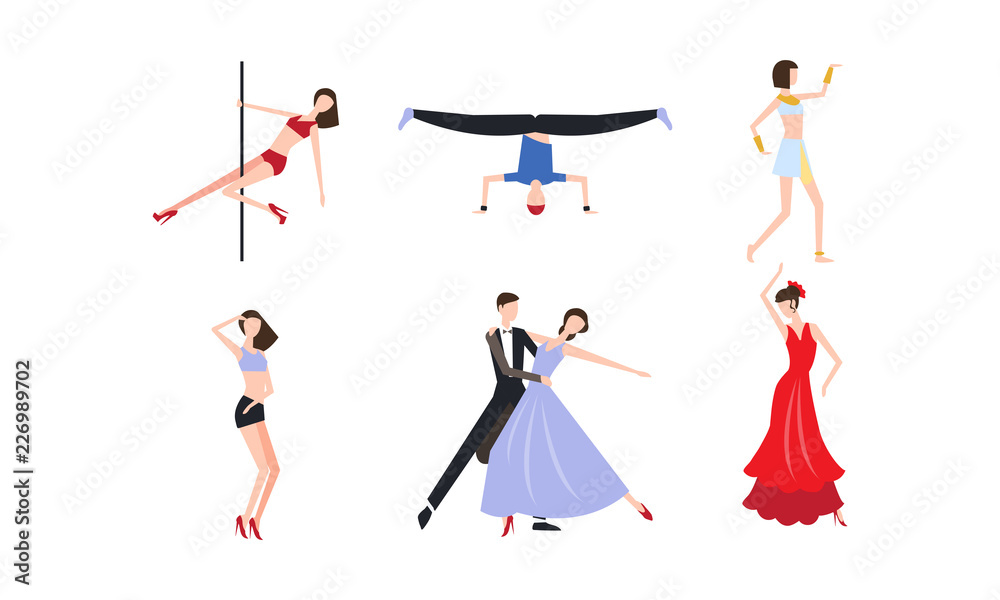 Modern Dance Vector