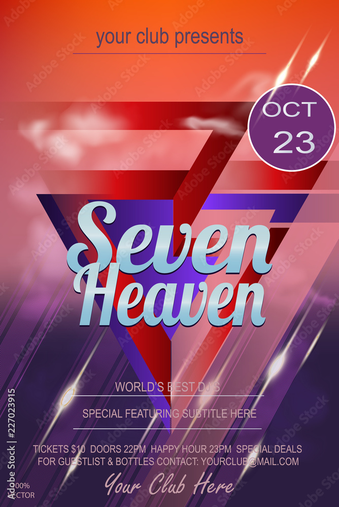 Invitation or event card template Night Dance Party Poster Background ...