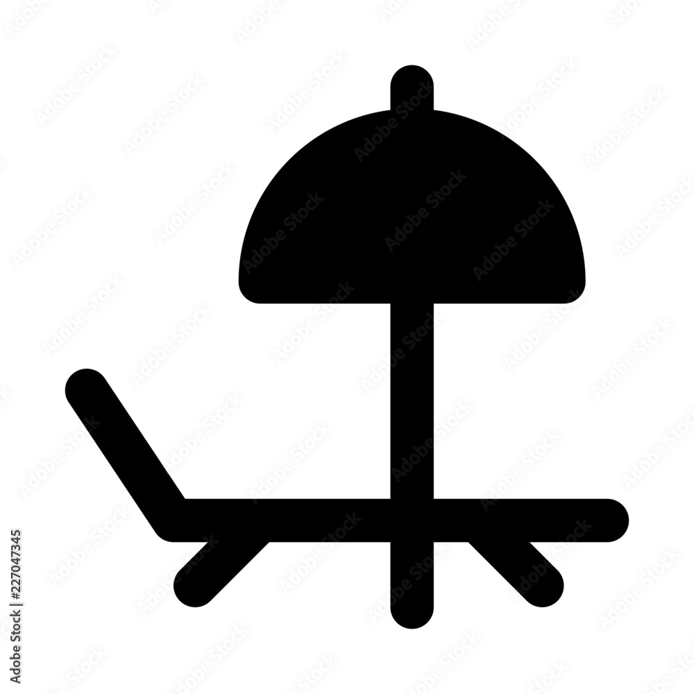 Beach City Town Map Locations vector icon Stock Vector | Adobe Stock