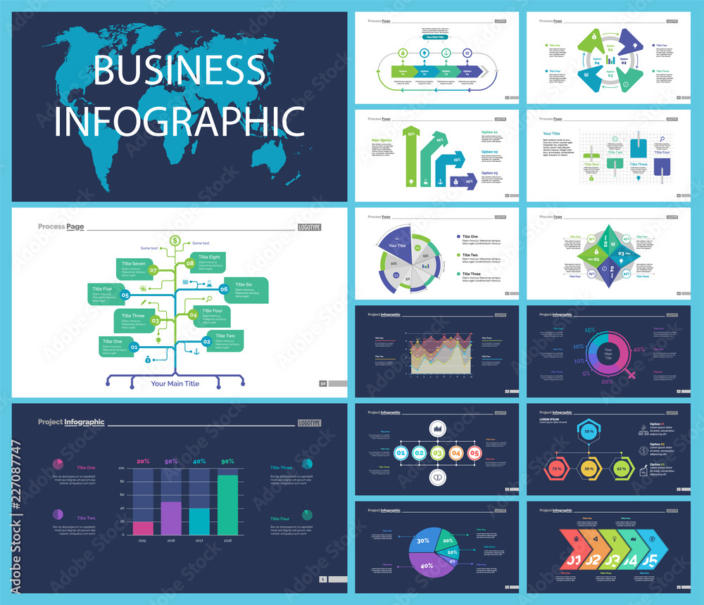 Infographic Creative Design Vector Set 77