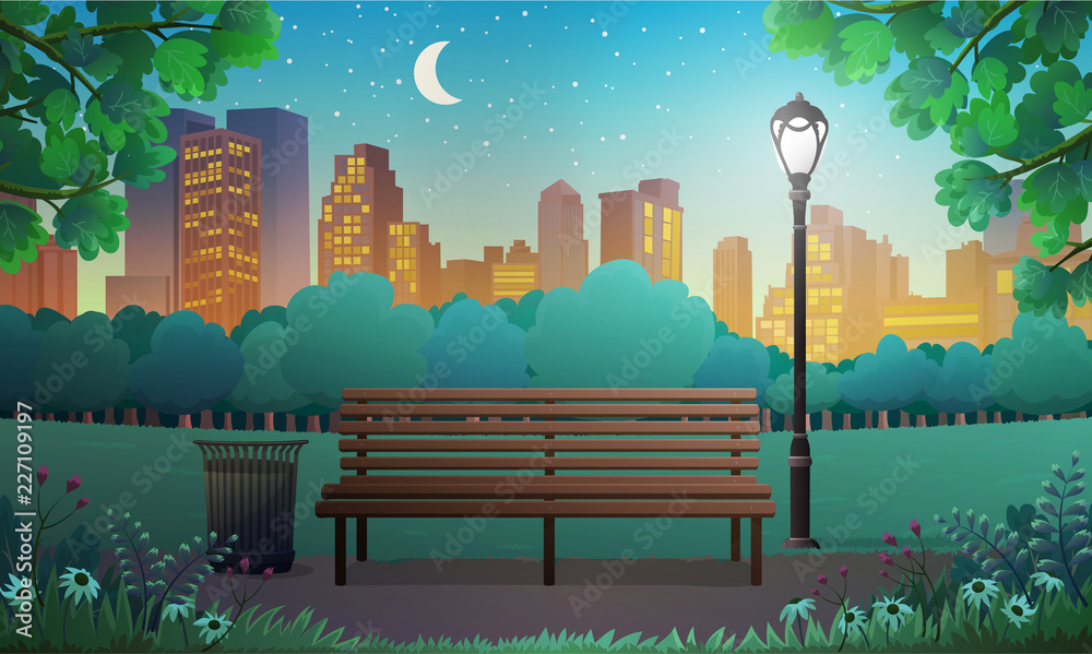 City Bench Night