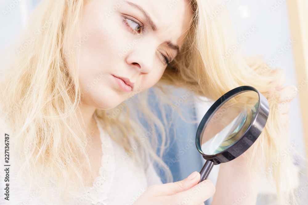 Split Ends Magnified