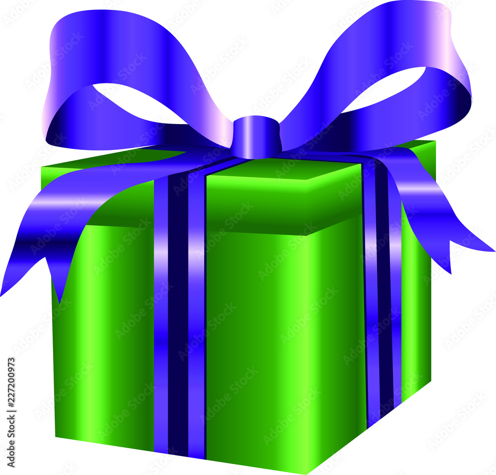 Purple Wrapped Present