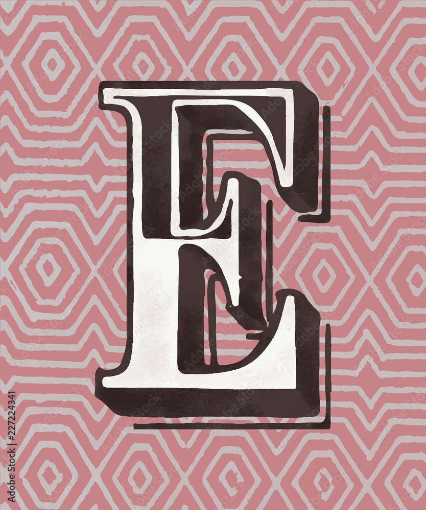 English alphabet letter E icon isolated Stock Vector | Adobe Stock