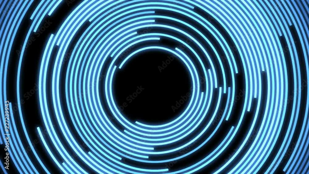 4k Futuristic Hud Target with Computer Data Screen.circle tech ...