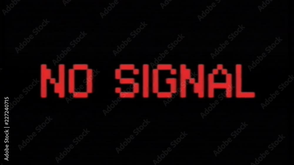 Vídeo do Stock: Analog VHS tape distortion: a flashing text with the ... Vídeo do Stock: Analog VHS tape distortion: a flashing text with the ...