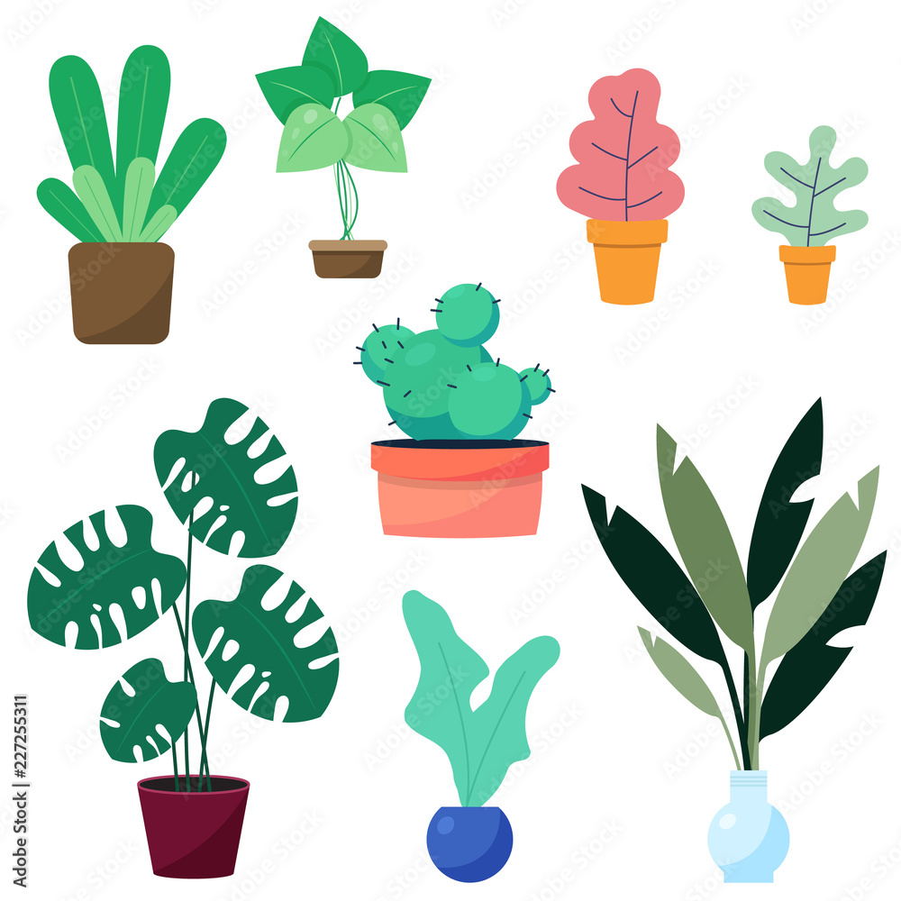 Free Clipart Potted Plants