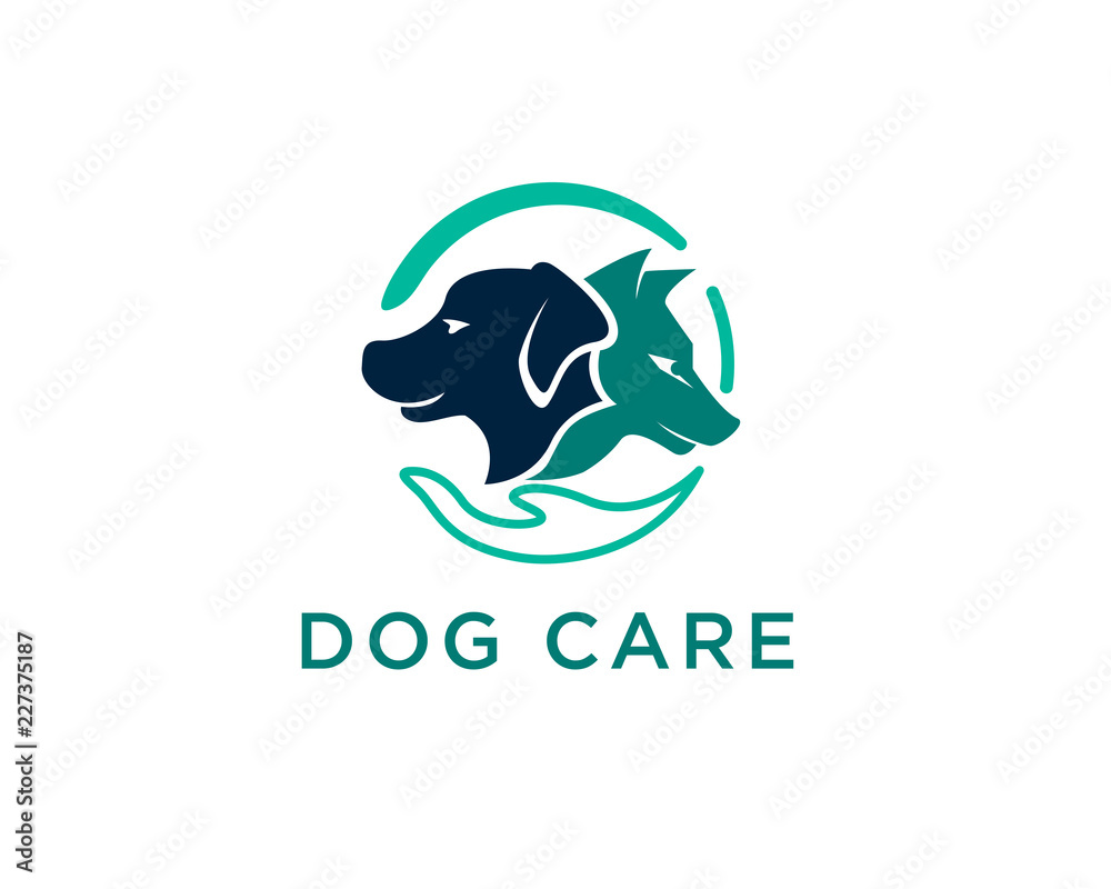 Dog care Logo Design Inspiration Stock Vector | Adobe Stock