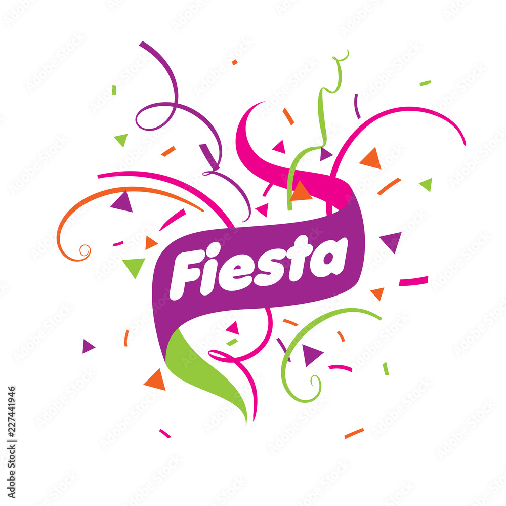 Abstract logo for the Fiesta. Vector illustration. Stock Vector | Adobe ...