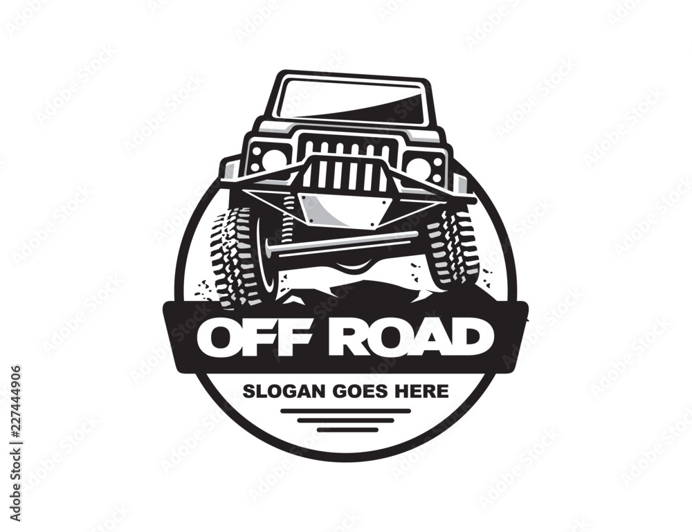 Off road car logo template Stock Vector | Adobe Stock