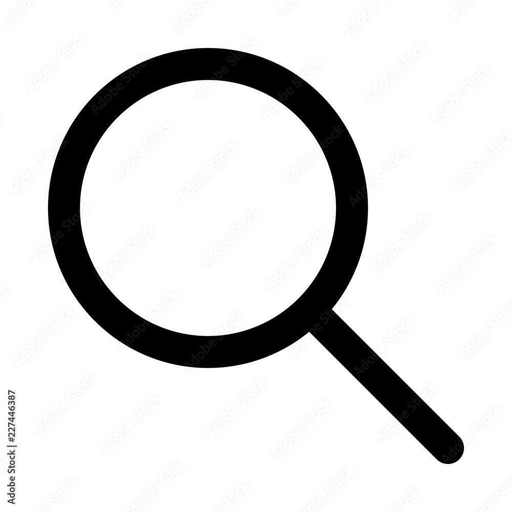 search magnify glass read software vector icon Stock Vector | Adobe Stock