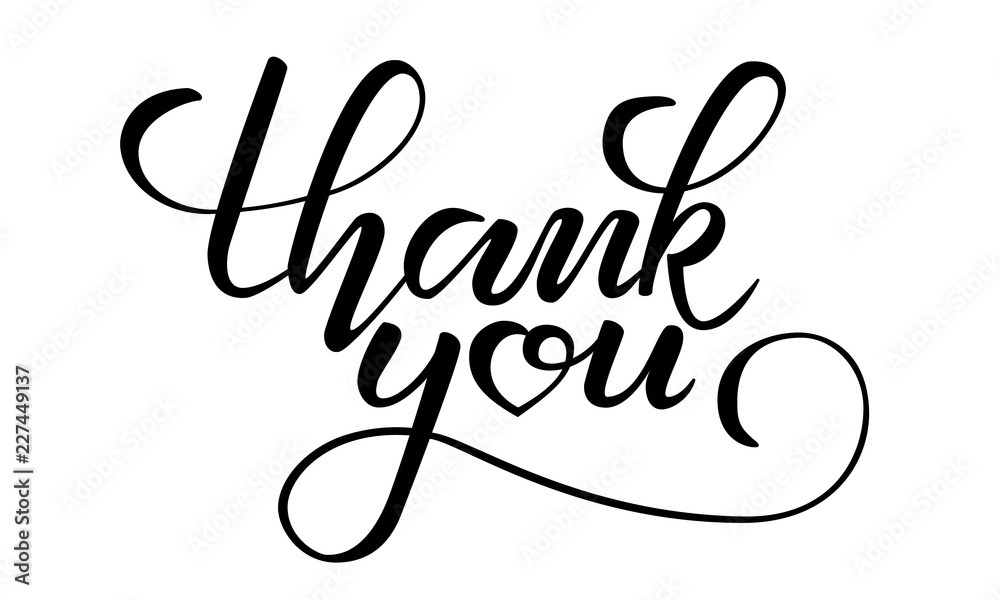 Thank you quote Stock Vector | Adobe Stock
