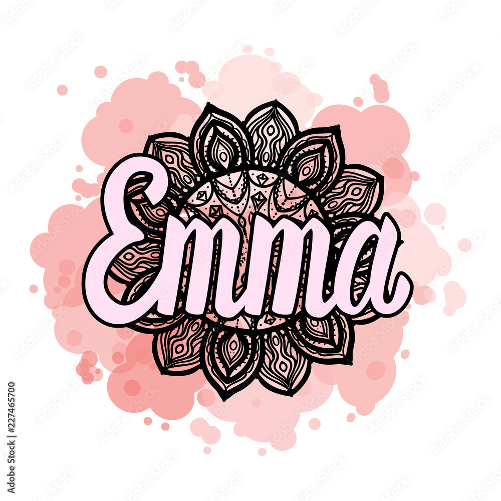 The Name Emma In Cool Letters