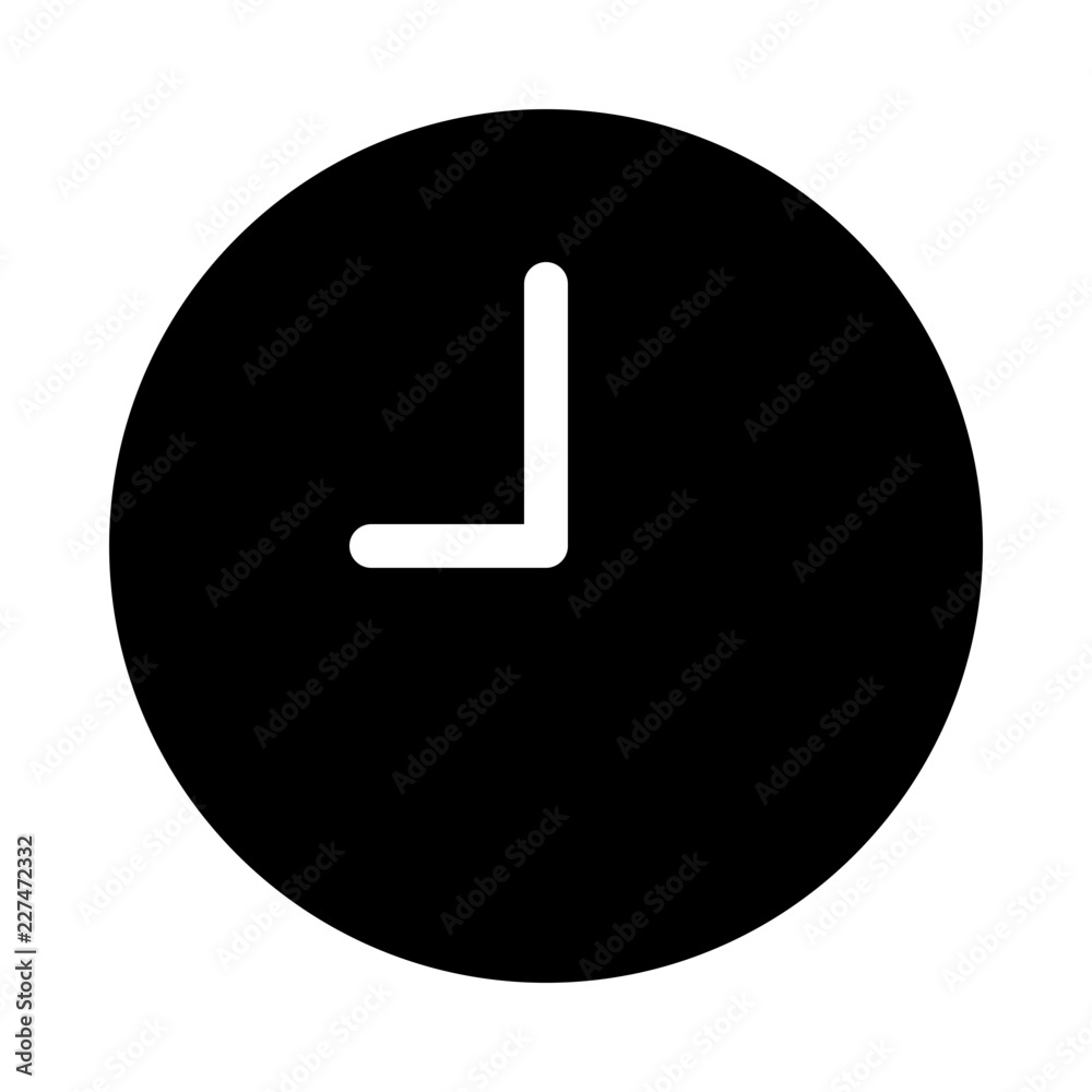 time clock timer gui web vector icon Stock Vector | Adobe Stock