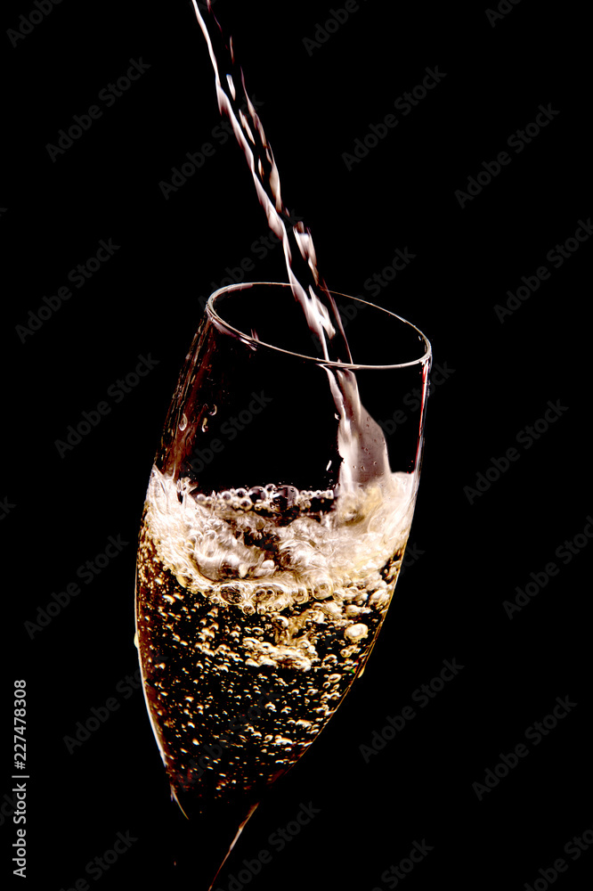 Bicchiere di prosecco Stock Photo | Adobe Stock