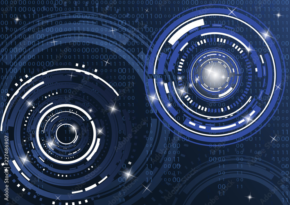 Modern abstract technology in design. The concept of communication ...