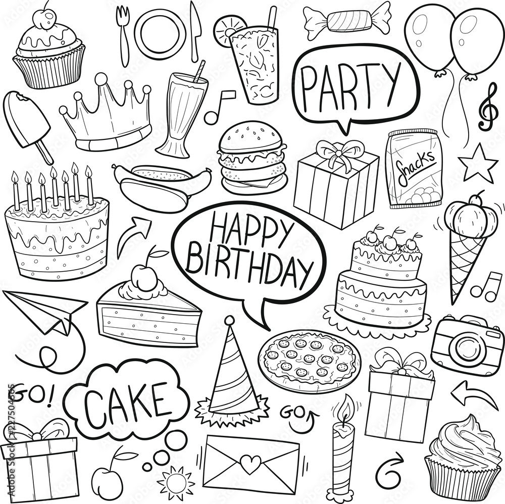 Birthday Party Drawing