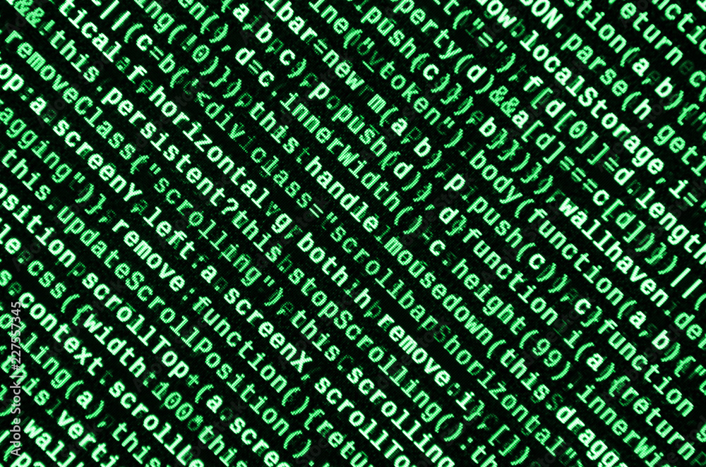 Javascript functions, variables, objects. Monitor closeup of function ...
