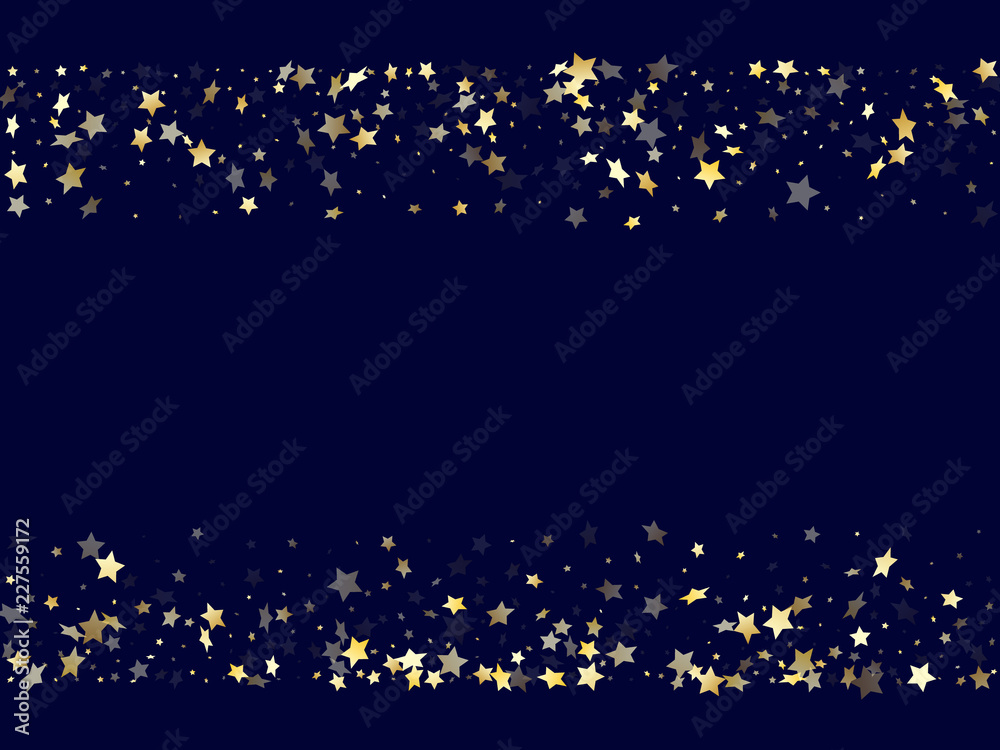 Gold gradient star dust sparkle vector background. Stock Vector | Adobe ...