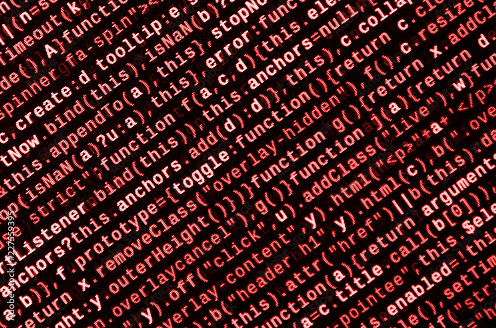 Javascript functions, variables, objects. Monitor closeup of function ...