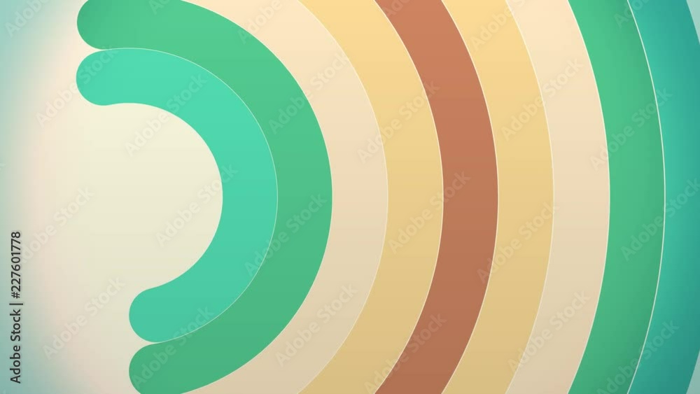Circle transitions. Cricle appearance, trickling, Animation of ...