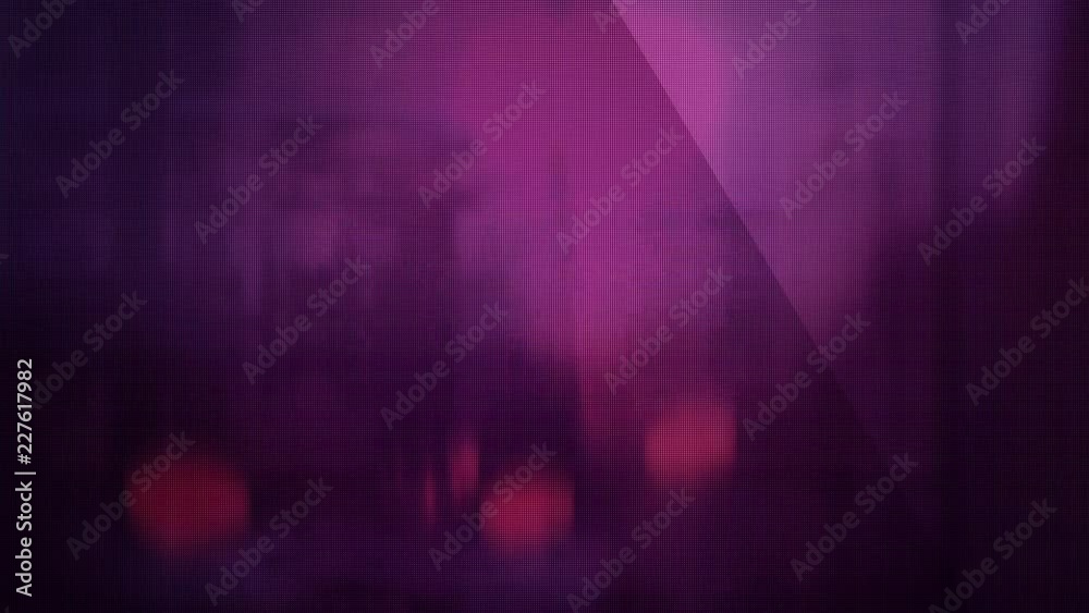 Abstract background with animation of entering password on computer screen with reflection from ...