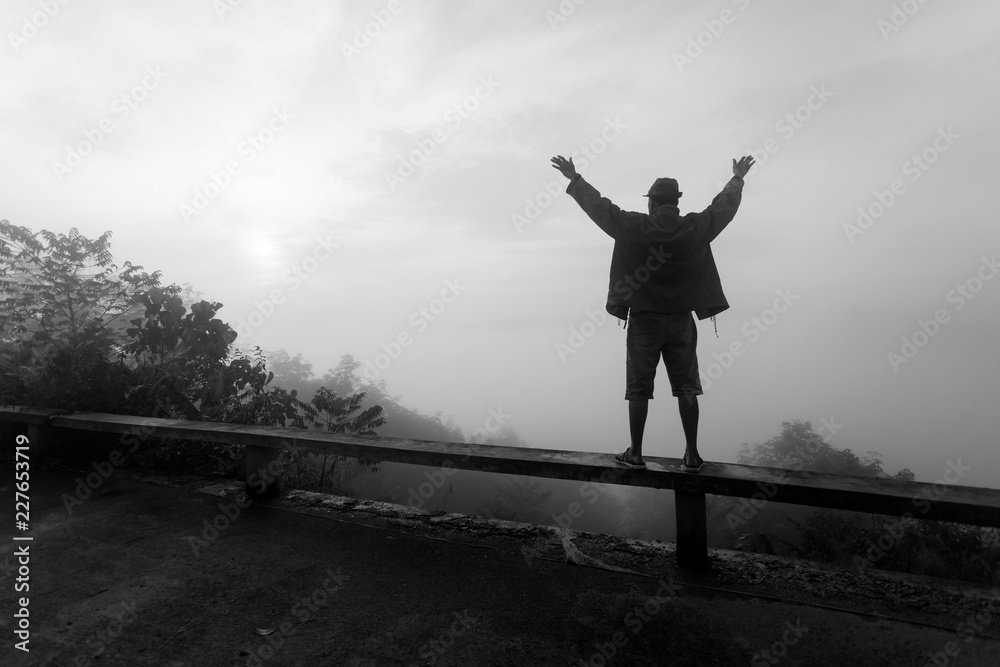 Guy Standing Up Alone