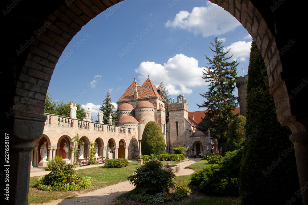 SZEKESFEHERVAR,HUNGARY - AUGUST. 2018:View of famous Bory Castle from ...