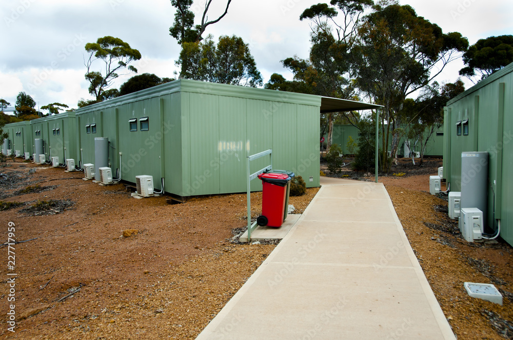 Mining Camp Accommodation Rooms Stock Photo | Adobe Stock
