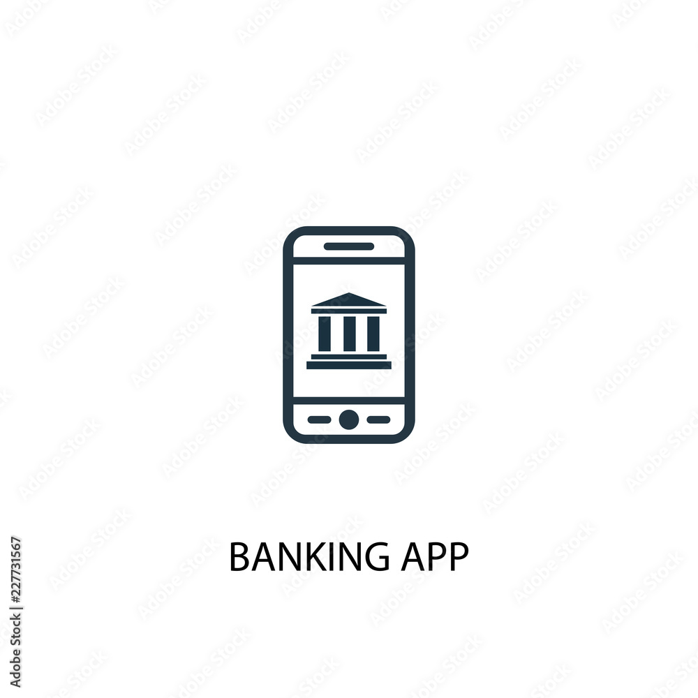 Mobile Banking App Icon