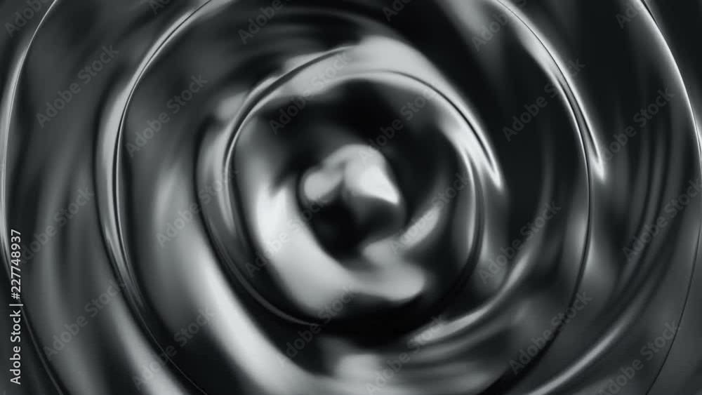 Animation of waves and ripples in black oil. Rippled surface of dark ...