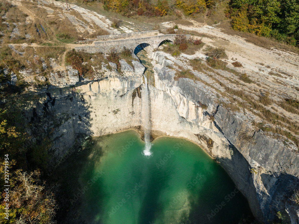 Sopot Waterfall (Slap Sopot, Istra) is a favourite tourist destination ...